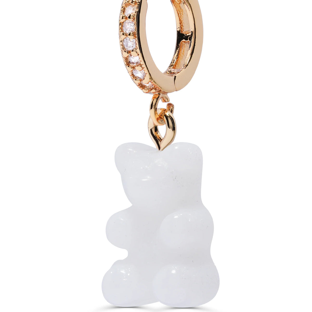 Glossy Nostalgia Bear Hoop – Crystal Haze Jewelry