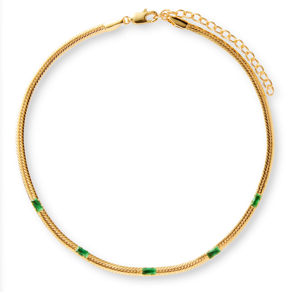 Emerald Serpent Chain – Crystal Haze Jewelry