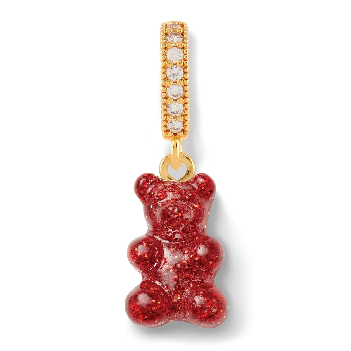 Sparkly Nostalgia Bear Pendant – Crystal Haze Jewelry